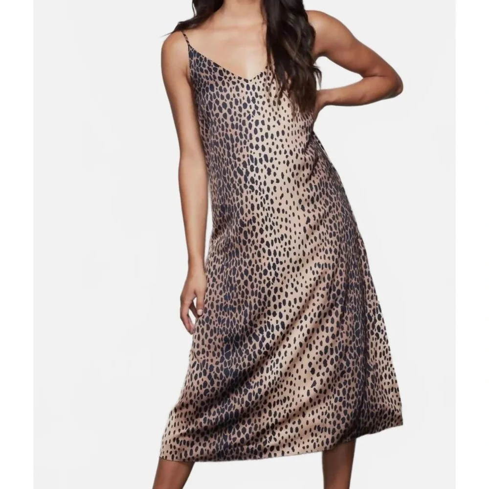 Good American | Dresses | Good American Feline Fine Midi Tank Dress In ...